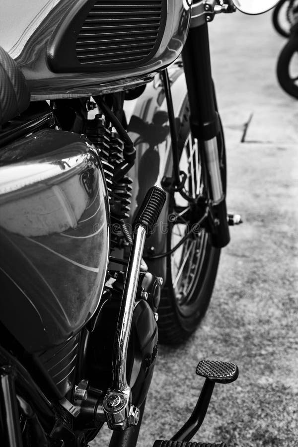 Motorcycle Vintage Way of Life Stock Image - Image of motor, frame ...