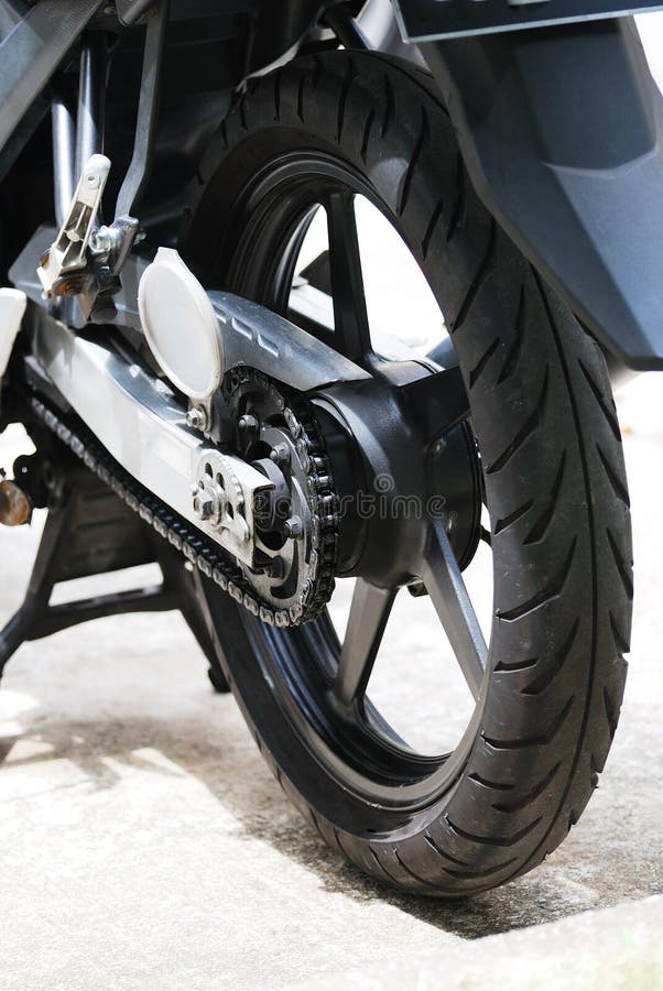 Motorcycle Wheel stock image. Image of gear, diesel, motorised - 29294155