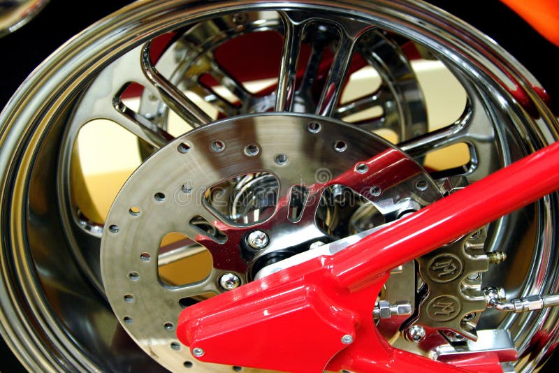 Motorcycle Wheel stock photo. Image of biker, wheel, chrome - 997088