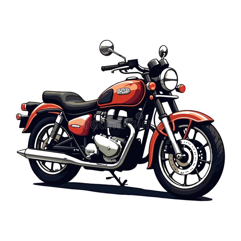 Motorcycle with the Word the Word on it Ai Generated Stock Vector ...