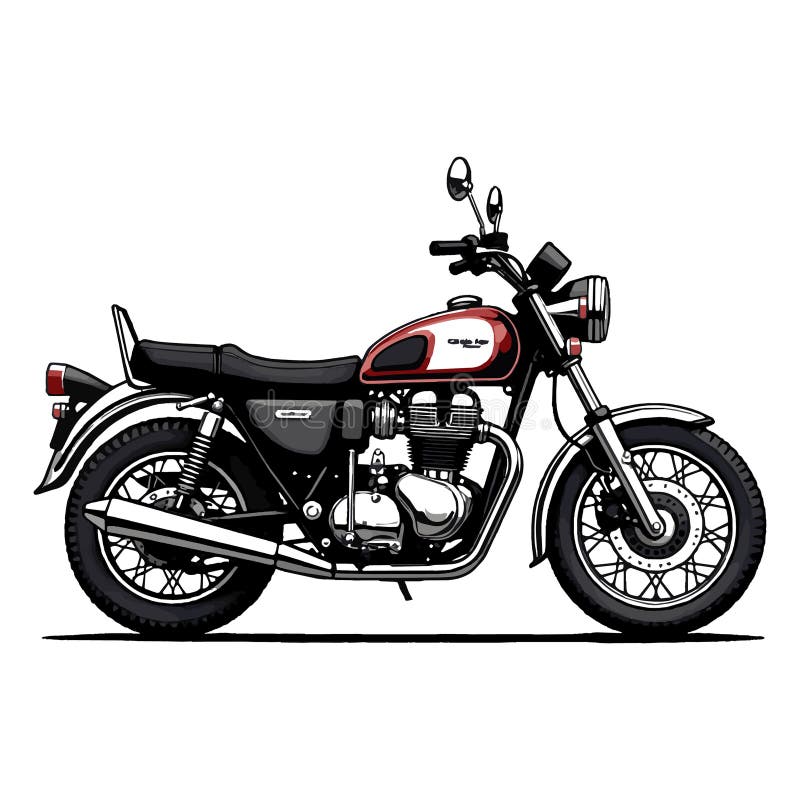 Motorcycle with the Word the Word on it Ai Generated Stock Vector ...