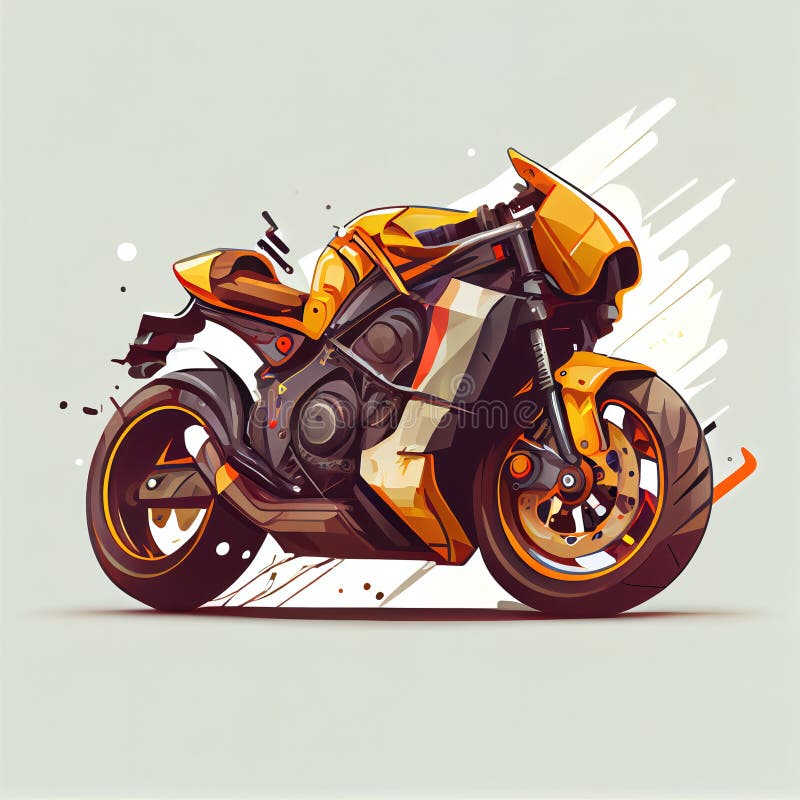 A Motorcycle with a Red and Orange Paint Job on it S Side and a Black ...