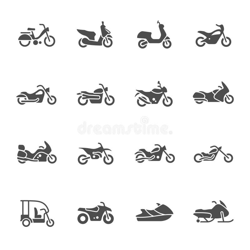 Gear icon set stock vector. Illustration of power, mechanism - 41868987