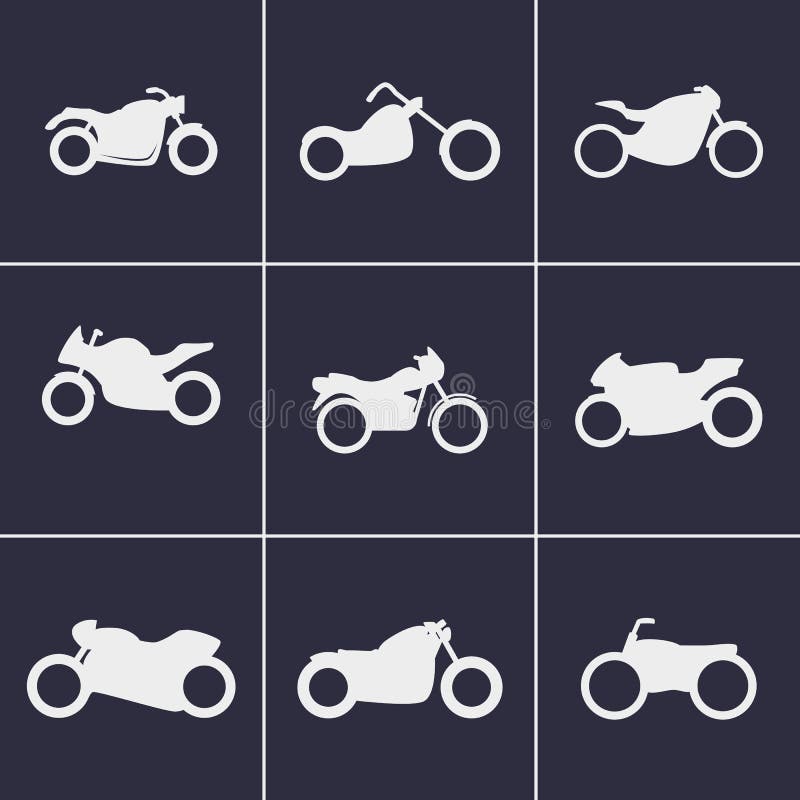 Icons Motorcycles Stock Illustrations – 375 Icons Motorcycles Stock ...