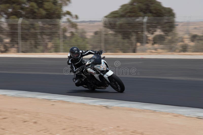 Motorcycles on a Race Track on a Training Day B.b Editorial Stock Photo ...