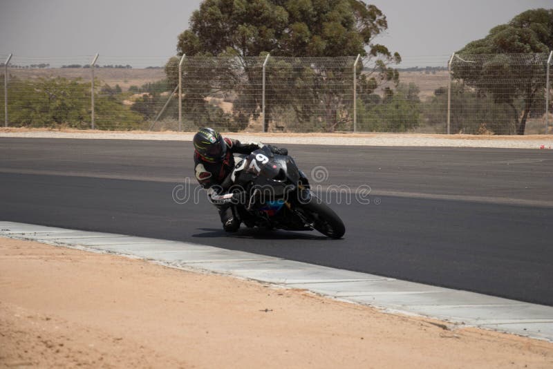 Motorcycles on a Race Track on a Training Day B.b Editorial Photography ...