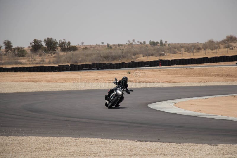 Motorcycles on a Race Track on a Training Day B.b Editorial Photography ...