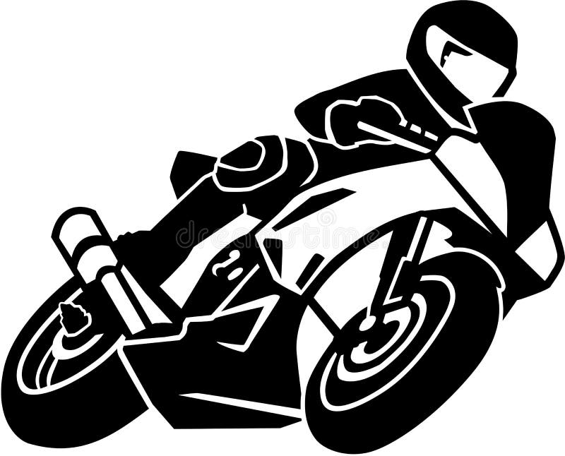Motorcyclist driver stock vector. Illustration of wheel - 106164841