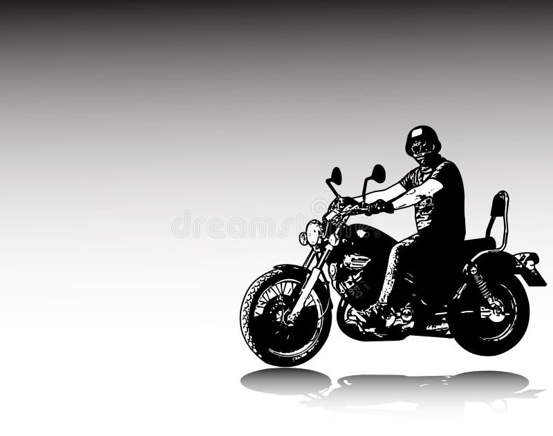 Motorcyclist Riding Motorcycle, Motocross Racing, Motorbiker Male ...
