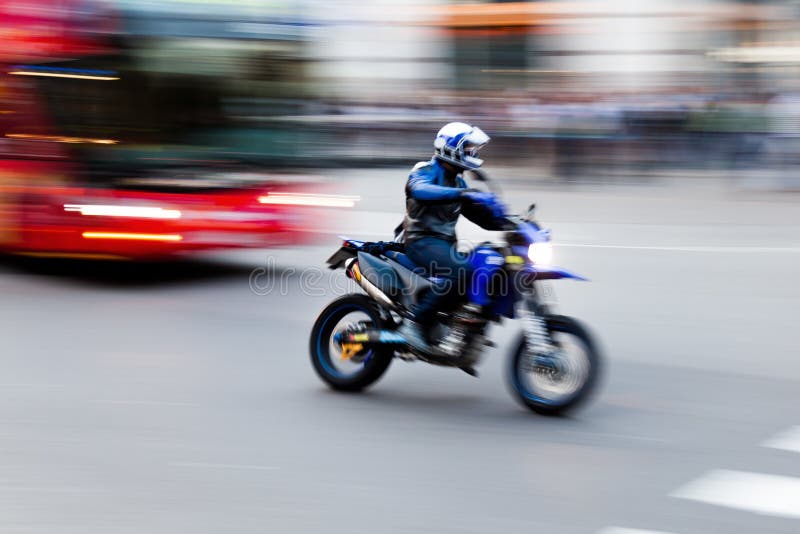 Motorcyclist on the road stock image. Image of fast, road - 35047071