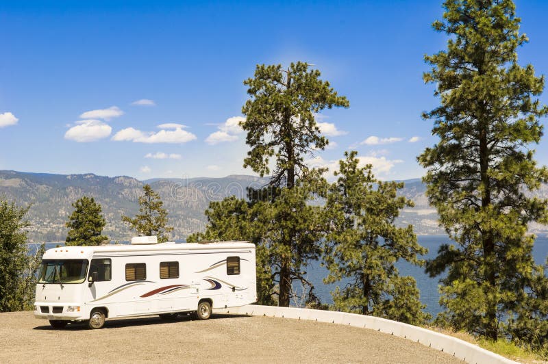 Motorhome Camping stock image. Image of horizontal, drive - 44267519