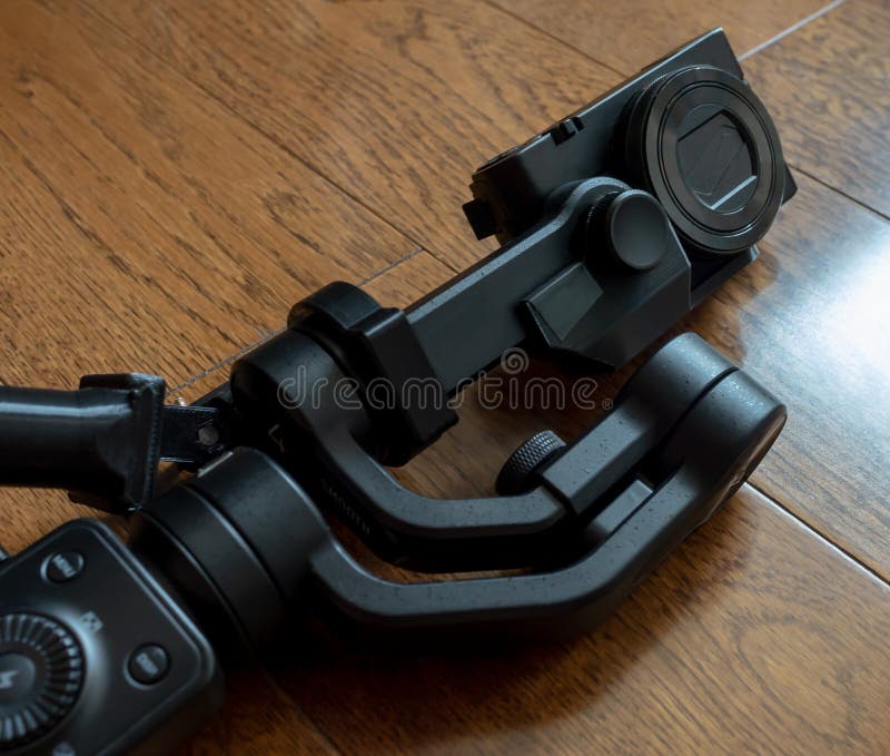 Gimbal Stabilizer Anti Shake for Compact Camera Stock Image - Image of ...