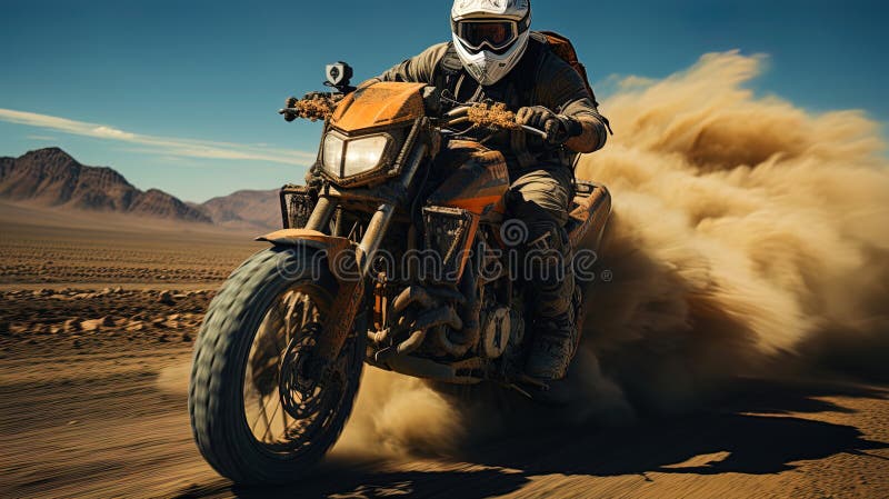 The Motorized Jumping Motorcycle, Raising the Dust on the Highway ...
