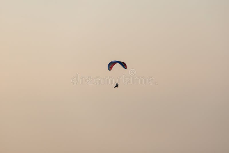 Motorized parafoil glider stock photo. Image of glider - 291229450
