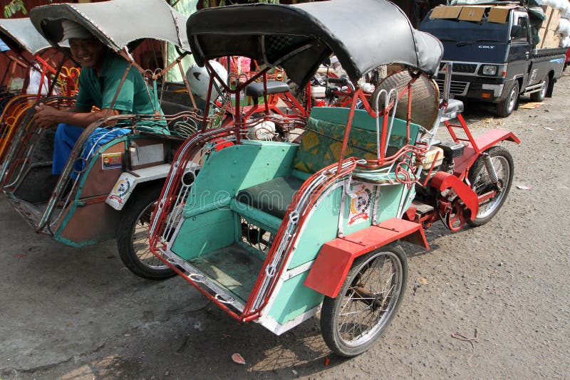 Motorized ricksaw editorial stock image. Image of classic - 54637324