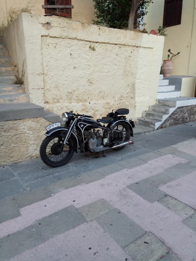 Motorrad, Klassiker, Oldtimer, BMW, Caferacer Redaktionelles Bild ...