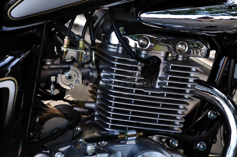 Motorrad-Motor stockbild. Bild von leistung, sport, drehzahl - 19877137