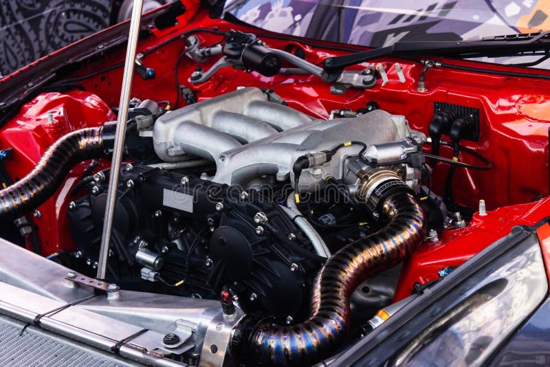 Motorsport. the Sports Car is in the Technical Park. Engine. a Drift ...