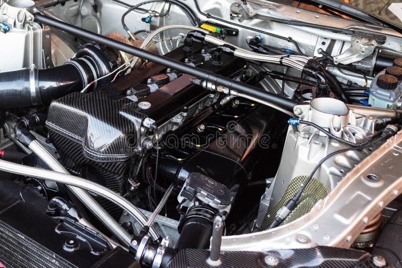 Motorsport. the Sports Car is in the Technical Park. Engine. a Drift ...