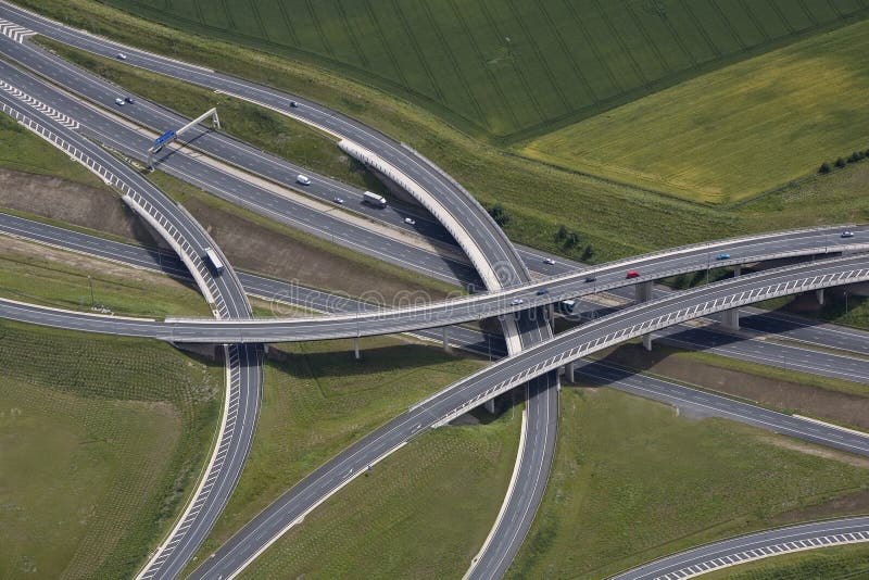 Motorway junction stock photo. Image of lorry, transportation - 5795706