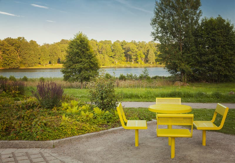 Motorway rest stop stock photo. Image of nature, relax - 77599746