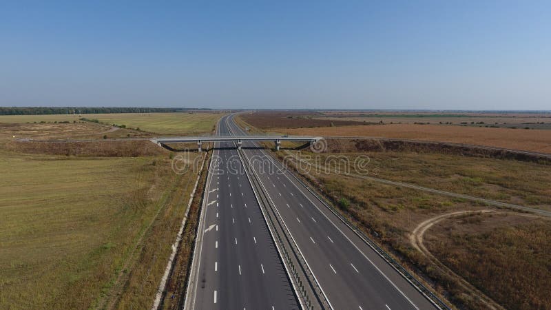 Motorway seen from above stock image. Image of view - 118274215