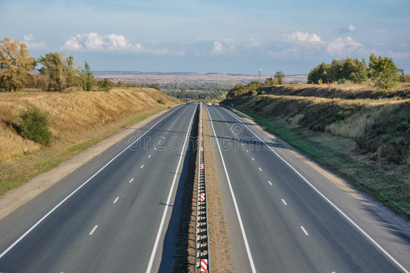 Road and Field Top View with Car Stock Photo - Image of asphalt, forest ...