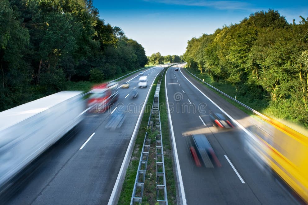 Motorway Traffic stock photo. Image of transport, movement - 12903662
