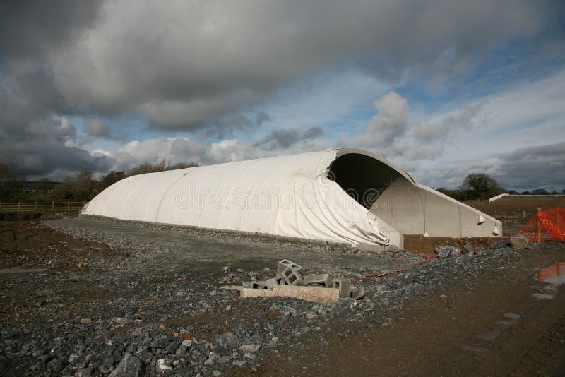 A Precast Motorway Underpass Structure Stock Photo - Image of concrete ...