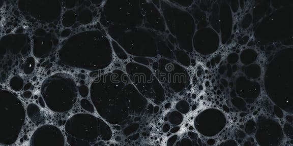 Mottled Black and White Texture with Dense Dots and Shadows on a Dark ...
