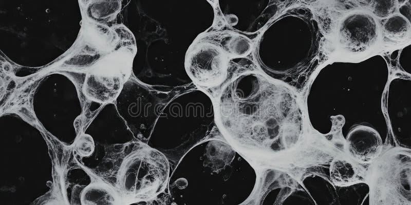 Mottled Black and White Texture with Overlapping Patterns and Dark ...