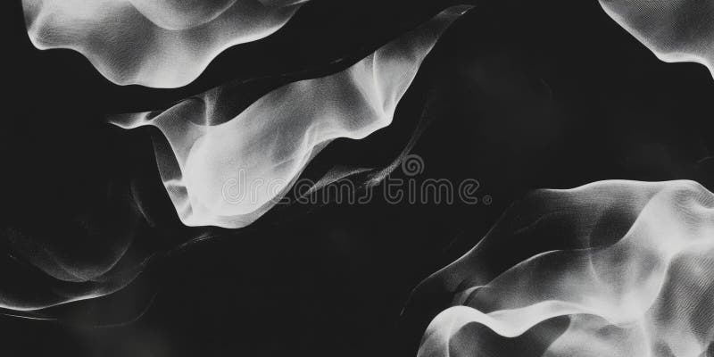 Mottled Black and White Texture with Overlapping Shapes and Soft ...