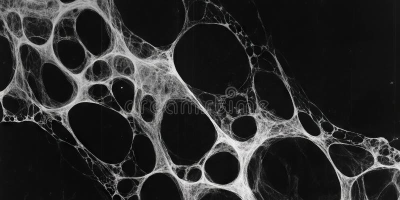 Mottled Grayscale Texture Displaying Fine Lines Against a Solid Black ...