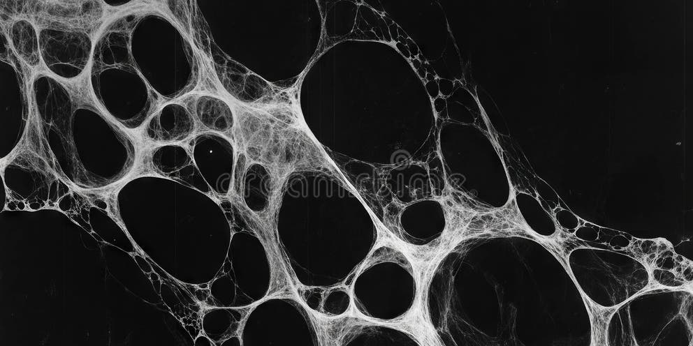 Mottled Grayscale Texture Displaying Fine Lines Against a Solid Black ...