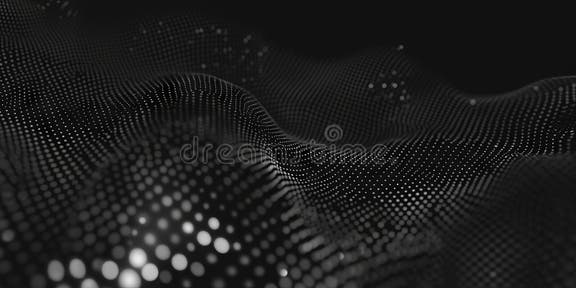 Mottled Grayscale Texture with Dotted Pattern on Black Background ...