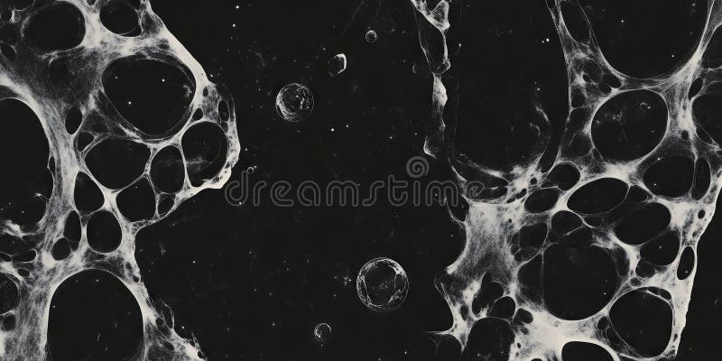 Mottled Grayscale Texture with Irregular Patches on a Black Background ...