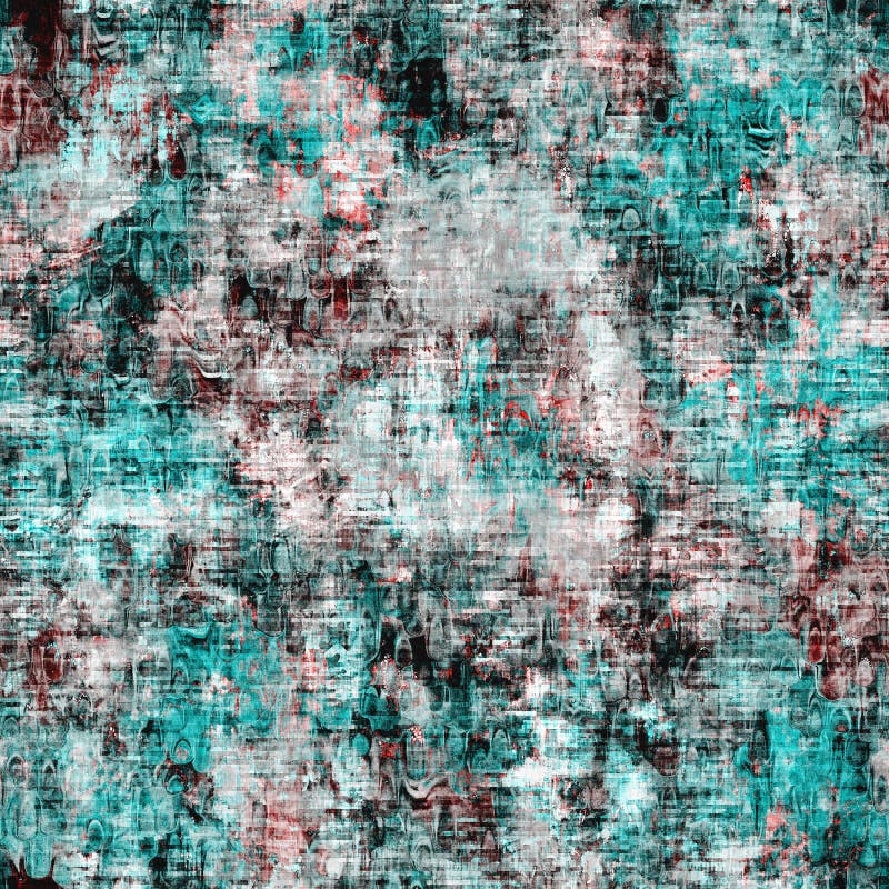 Mottled Grunge Blotch Peeling Wall Pattern Background. Worn Aqua Blue ...