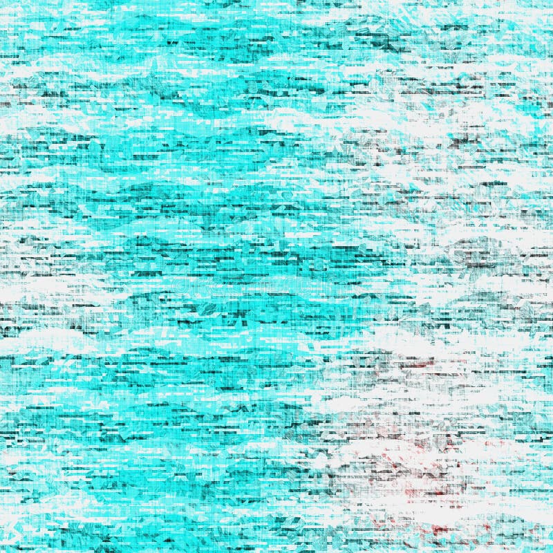 Mottled Grunge Blotch Wavy Stripe Pattern Background. Worn Aqua Blue ...