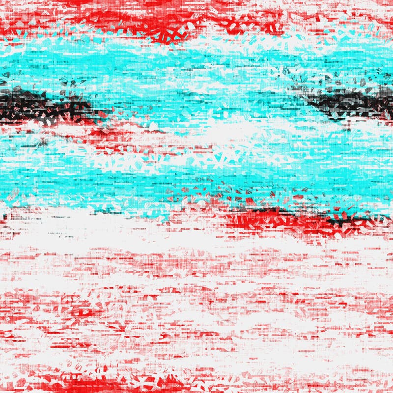 Mottled Grunge Blotch Wavy Stripe Pattern Background. Worn Aqua Blue ...