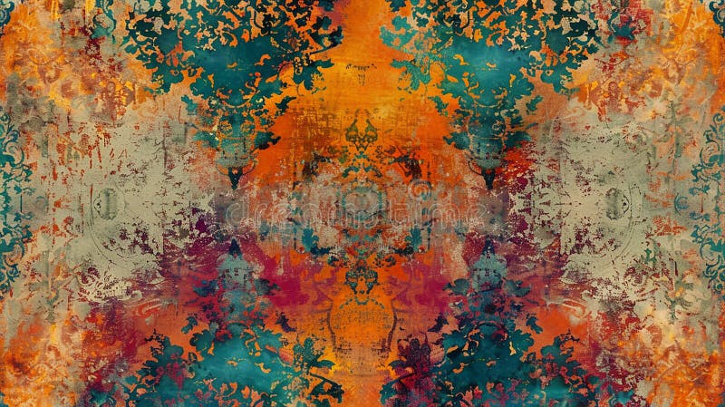 Mottled Pattern Bottom Design Wallpaper Design Stock Illustration ...