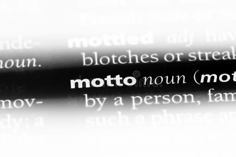 Motto imagem de stock. Imagem de impresso, livro, texto - 126543029