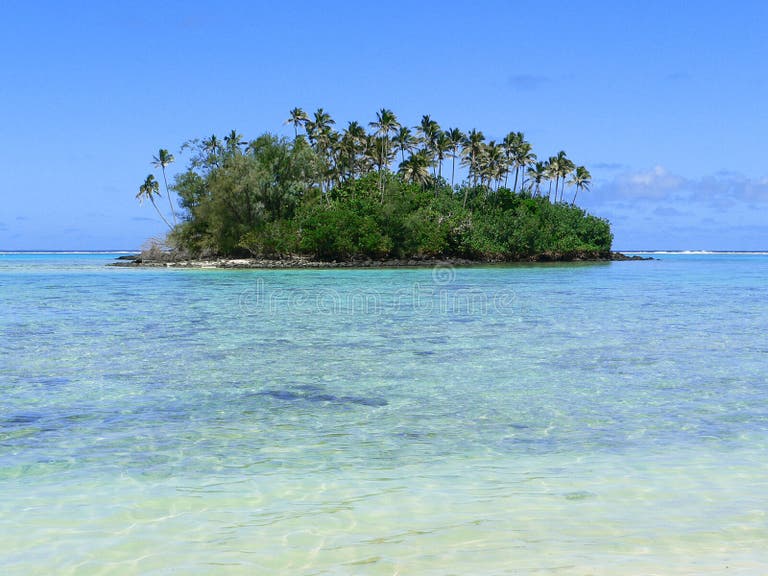 Motu One tropical island stock image. Image of nature - 8666911