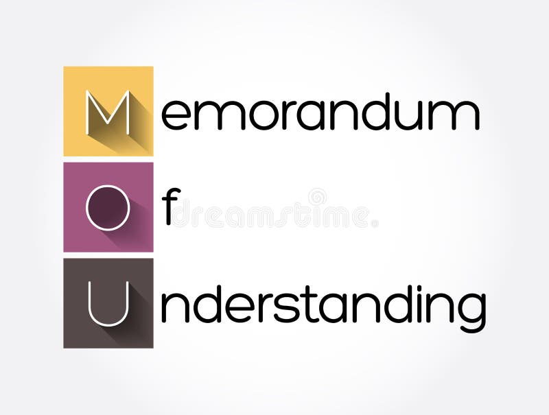Concept Memorandum of Understanding Stock Illustration - Illustration ...