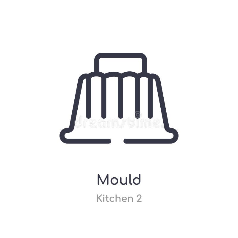 Mould Icon Vector Sign and Symbol Isolated on White Background, Mould ...