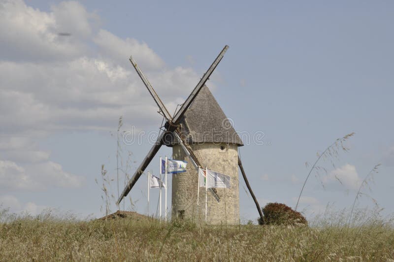 Moulin du Cluzelet editorial stock image. Image of landscape - 313011959