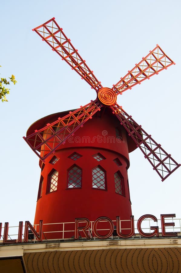 Moulin Rouge editorial photography. Image of dance, europe - 37145952
