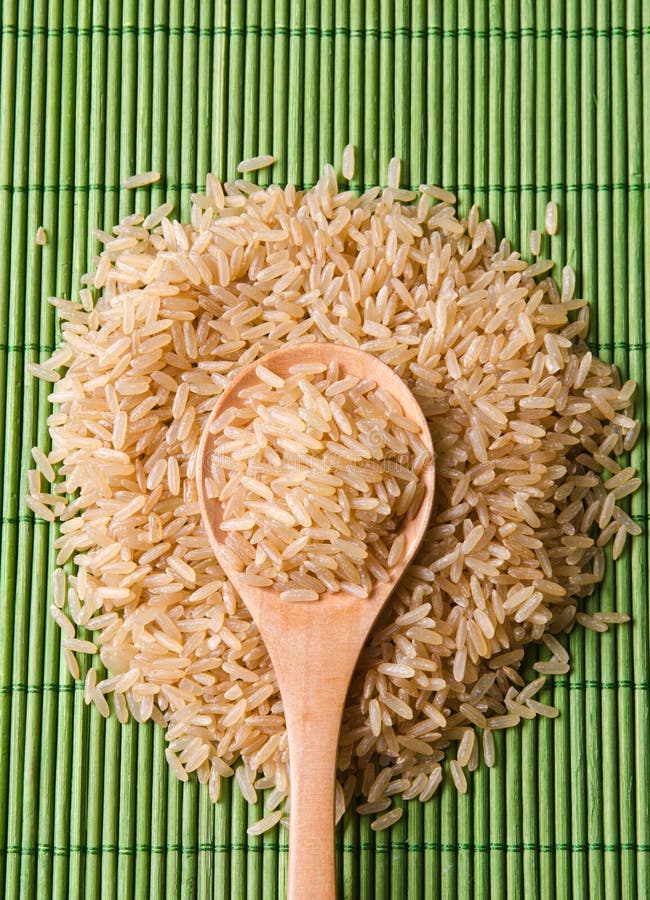 Mound of brown rice stock photo. Image of natural, background - 24917032