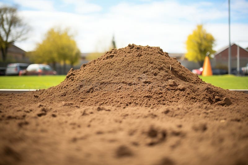 A Mound of Freshly Dug Loamy Soil Stock Image - Image of gardening ...