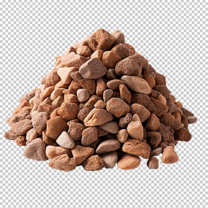 A Mound of Gravel Isolated on Transparent Background Stock Image ...