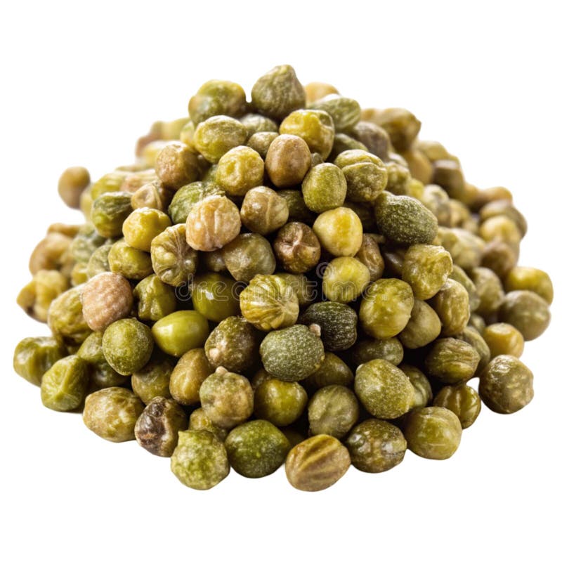 Capers Heap Isolated on Transparent Background Stock Illustration ...
